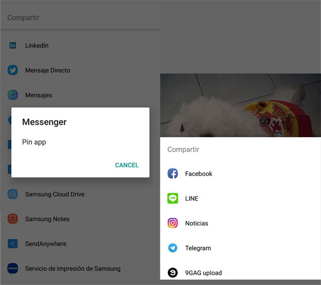Sharedr, una app que reemplaza el menú Compartir de Android con una ...
