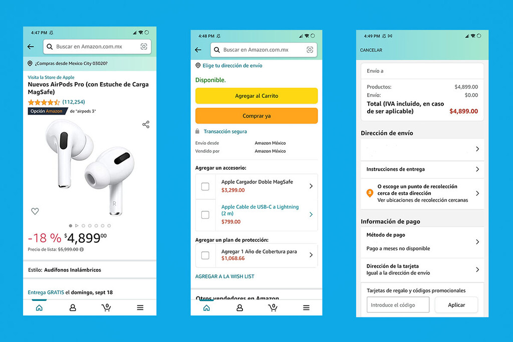 Cómo descargar, crear una cuenta y comprar desde la aplicación de ...