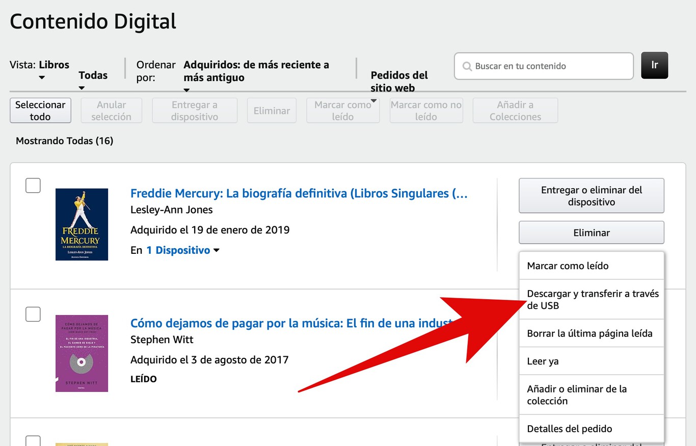 Cómo bajar una copia de tus libros de Amazon Kindle: tienes hasta el 26 ...