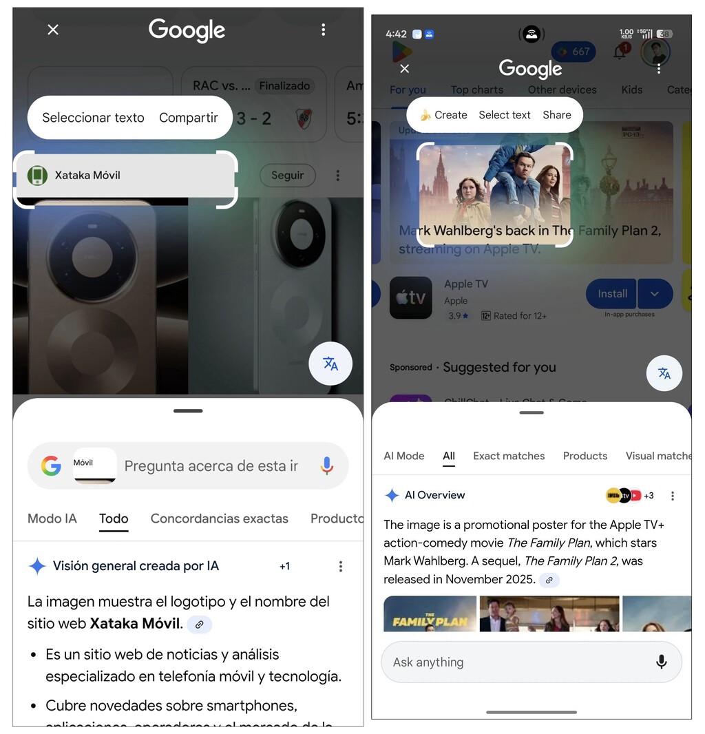 Rodea para buscar se hace más inteligente en Android: así funciona el ...