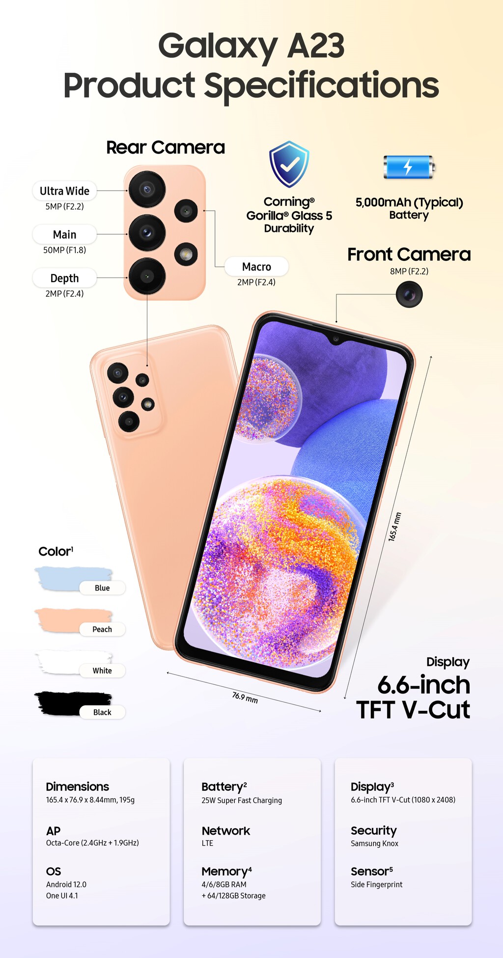 Samsung Galaxy A13 y Galaxy A23: precio en México, características y ficha técnica