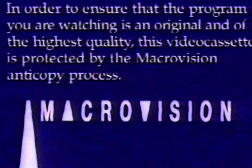 Macrovision: Así funcionaba el primer sistema que evitaba que hicieras ...