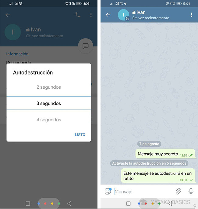 Telegram en modo ninja: todo sobre los chats secretos y mensajes con autodestrucción