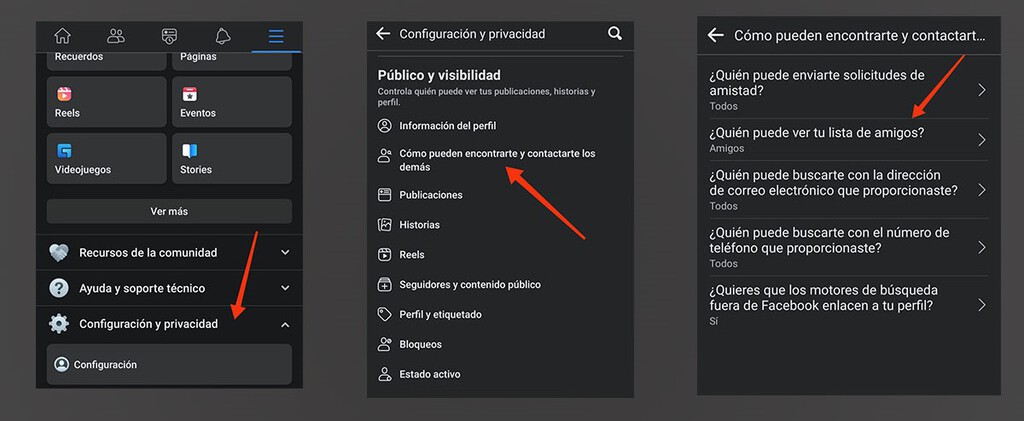 Cómo ocultar la lista de amigos en Facebook fácil y rápido