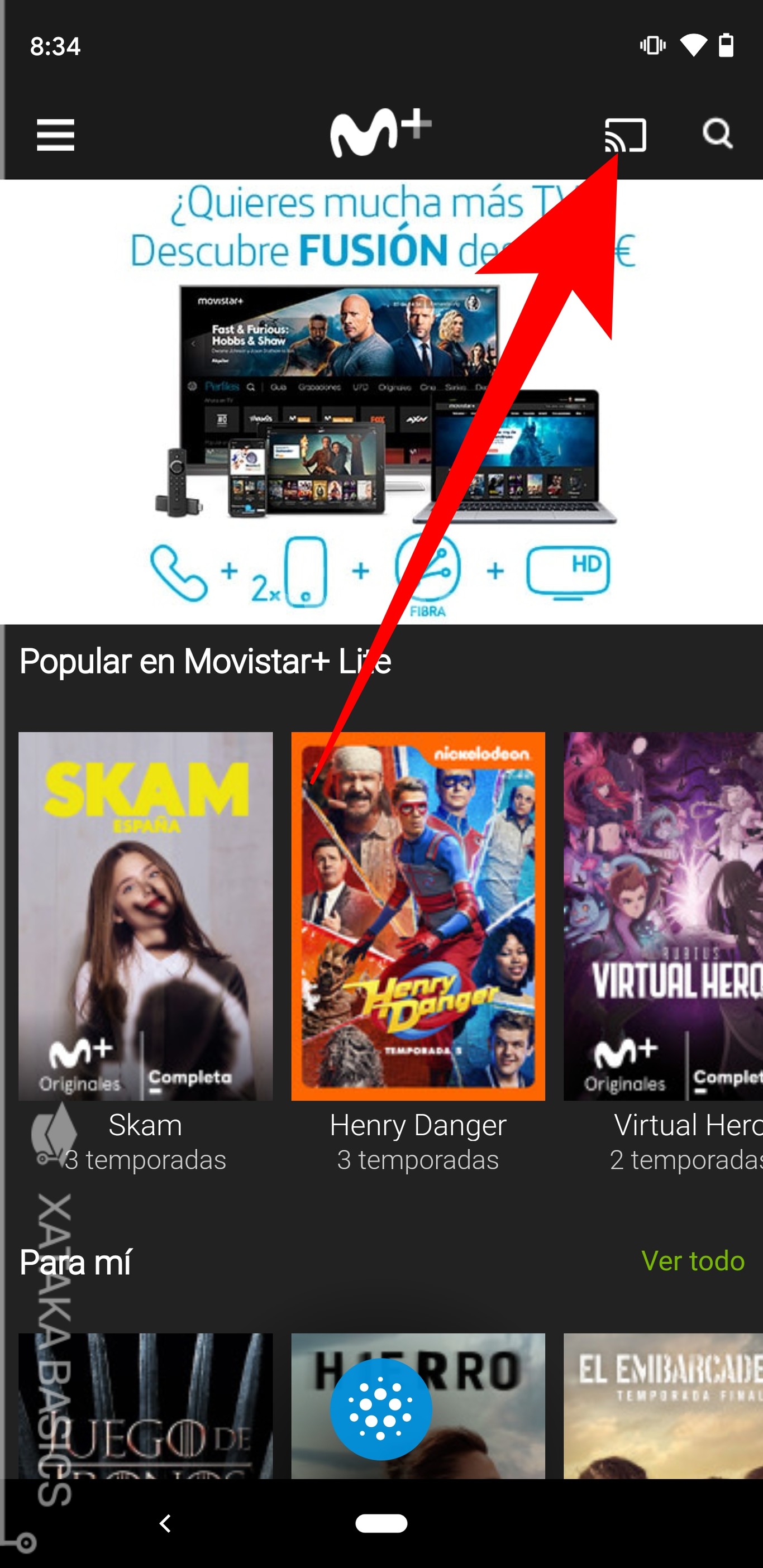 Cómo ver Movistar+ con Chromecast en tu televisor