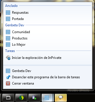 Implementar Pinned Mode en Windows 7 con Internet Explorer 9