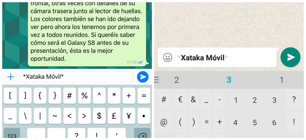 Cómo escribir en WhatsApp con texto enriquecido (negritas, cursivas y tachado) en iOS y Android
