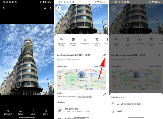 Google Fotos ya permite cambiar la fecha y hora de las imágenes: así ...