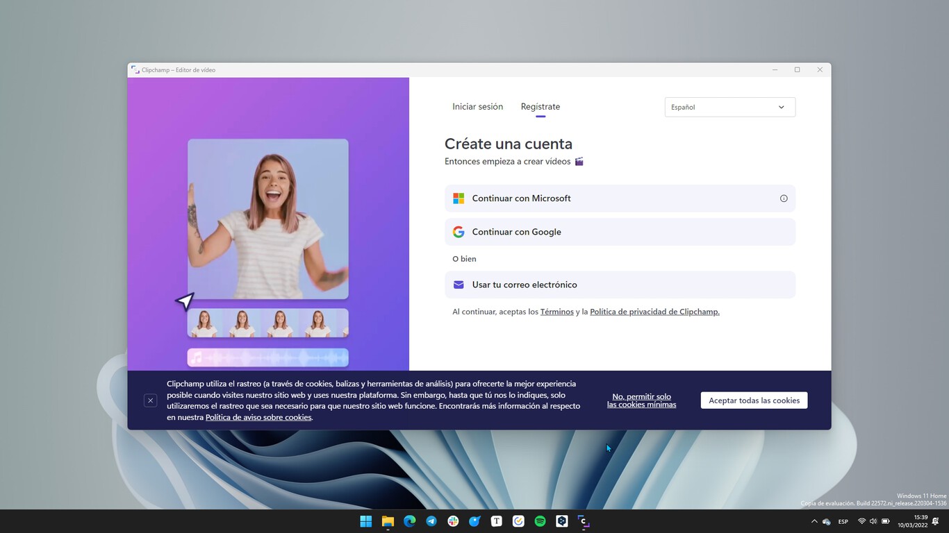 Probé el nuevo editor de vídeo de Windows 11 esperando un Movie Maker 2 ...