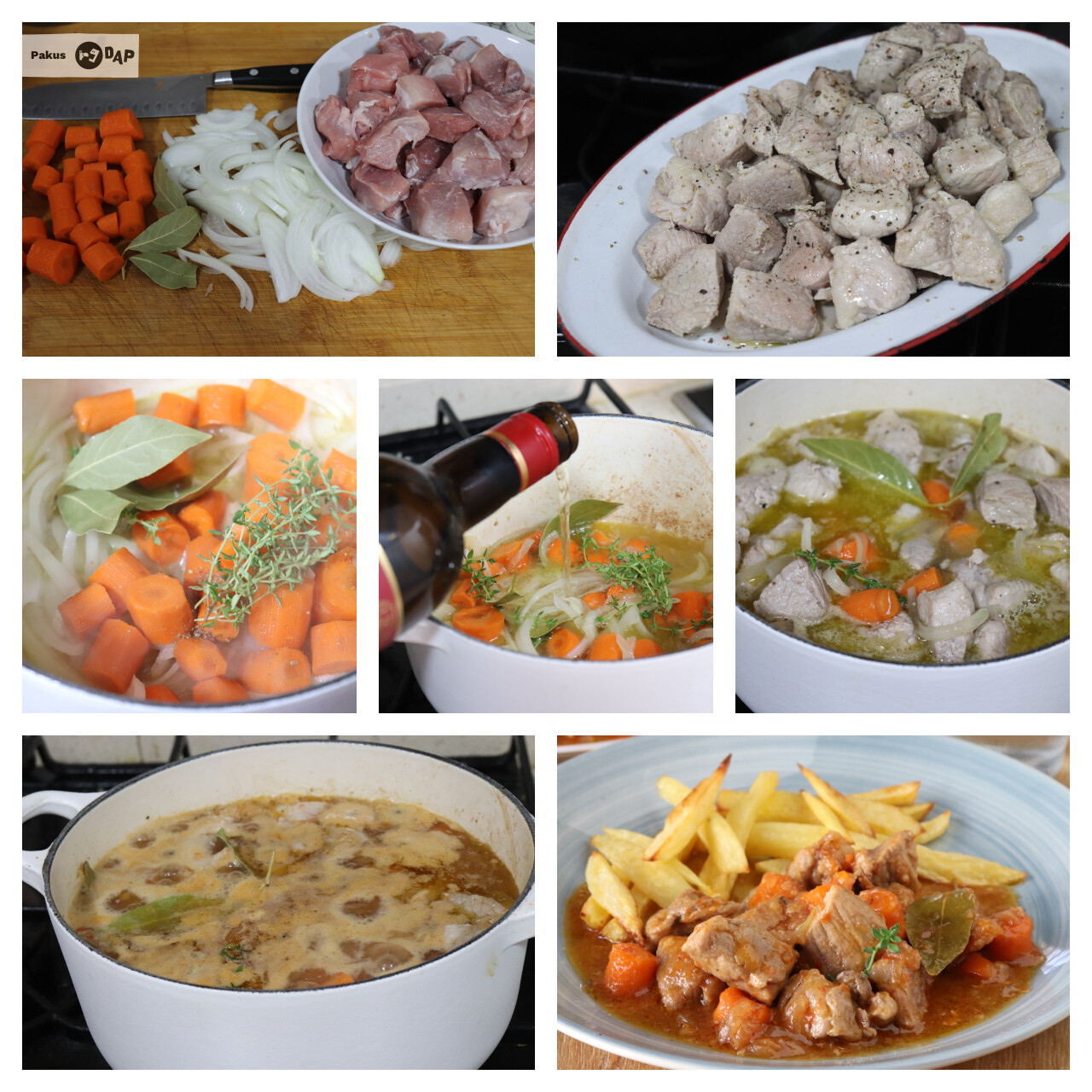 Receta de carne de cerdo en salsa, un plato clásico familiar que ...