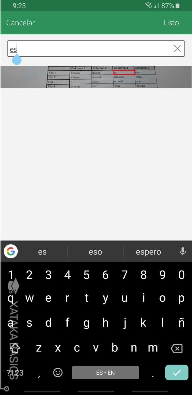 Cómo digitalizar una tabla de datos sacando una foto con Excel en ...