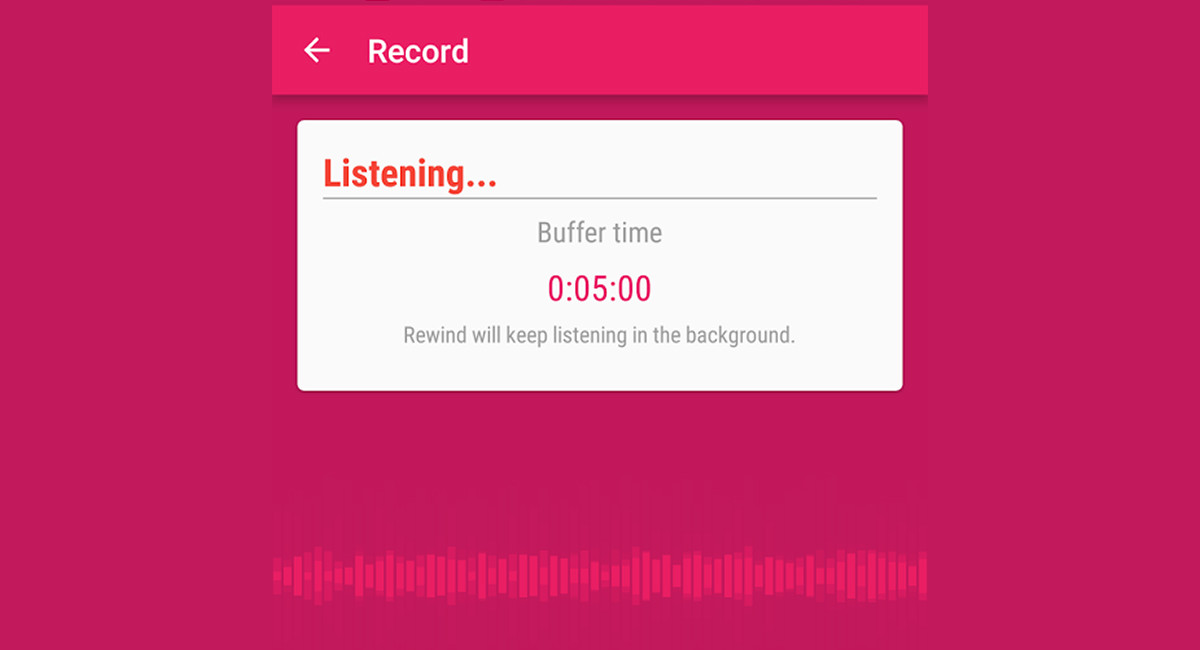 Rewind: Reverse Voice Recorder es un grabador de voz con el cual puedes ...
