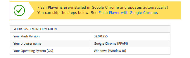 Cómo actualizar Adobe Flash Player
