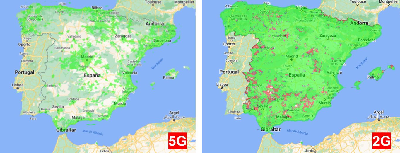 La verdad sobre la cobertura 5G de Movistar, Vodafone y Orange: hay un ...