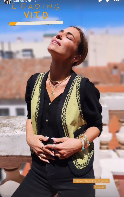 Paula Echevarría sube de nivel un look básico con esta prenda imprescindible para primavera ...