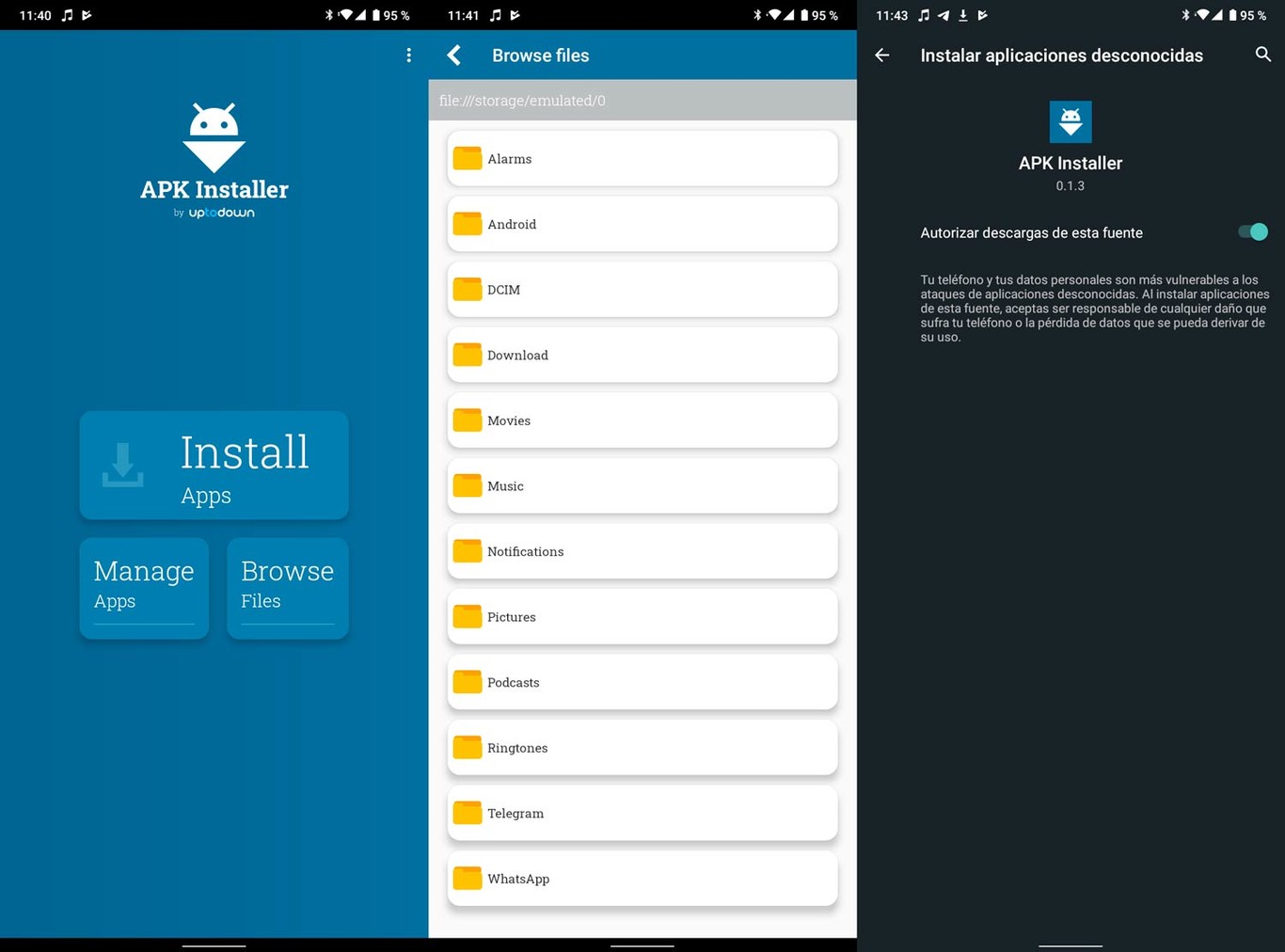 Nuevo instalador de APKs de UpToDown: perfecto para instalar ...
