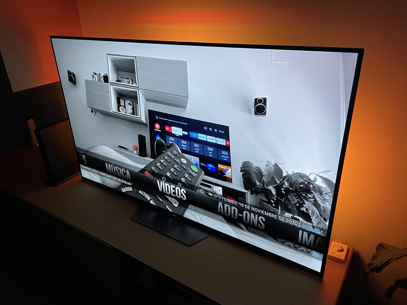 Cómo personalizar el aspecto de Kodi en Android TV cambiando el diseño de la pantalla