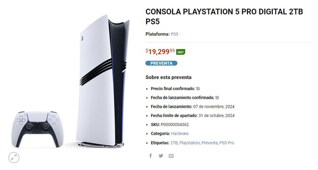 PS5 Pro en México: precio y fecha de lanzamiento de la nueva consola de ...