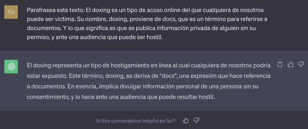 Parafrasear con ChatGPT o Bing Chat: cómo reformular textos utilizando inteligencia artificial
