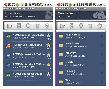 Documents To Go 3.0 para Android, ahora con sincronización con PC y ...