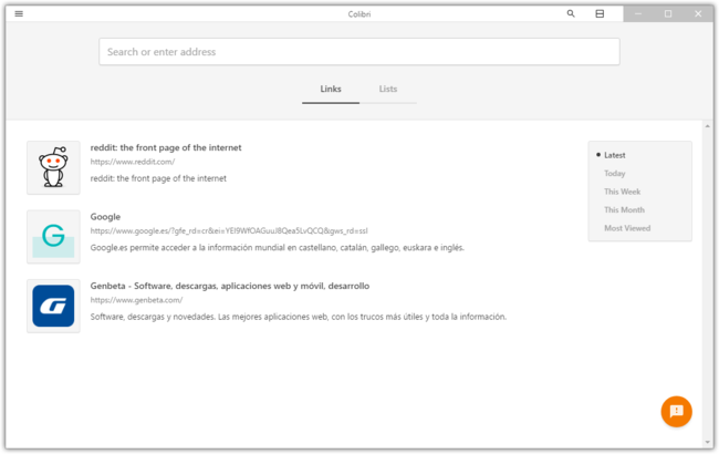 Probamos Colibri, un nuevo navegador para Windows y Mac que se deshace ...