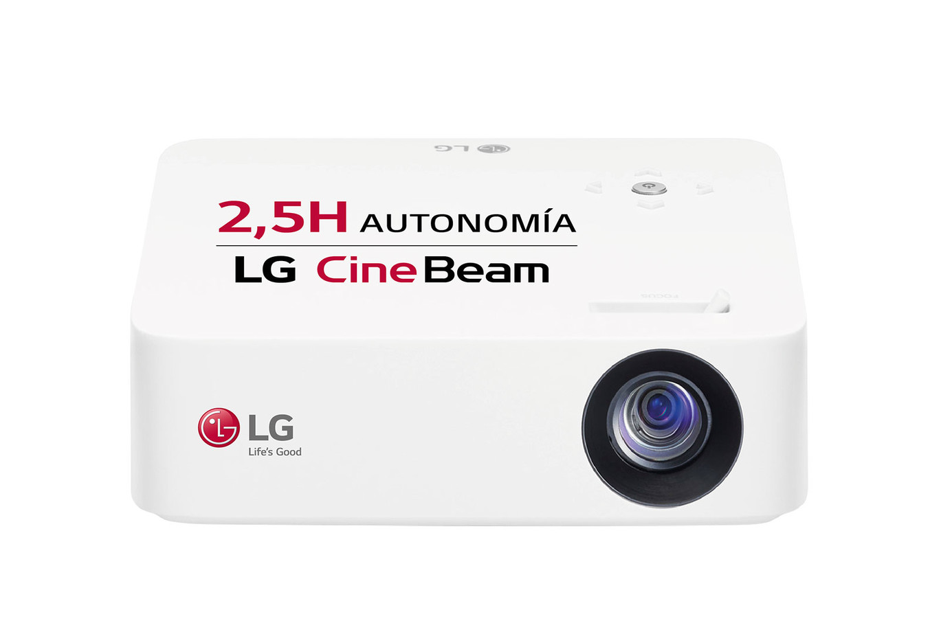 El LG PH30N CineBeam es un proyector portátil, compacto y sin cables ...