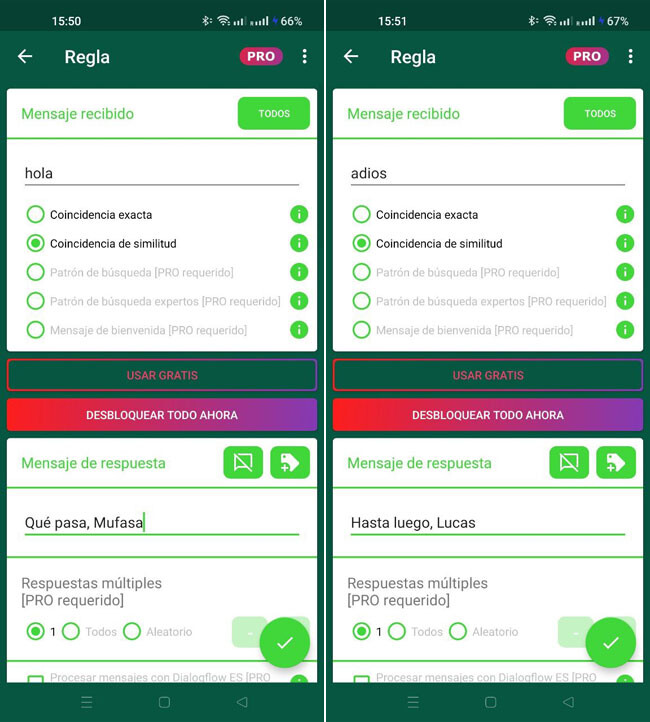 Cómo tener las respuestas automáticas de WhatsApp Business en WhatsApp normal