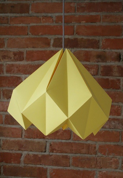 Lampori, inspiradoras lámparas de origami hechas a mano