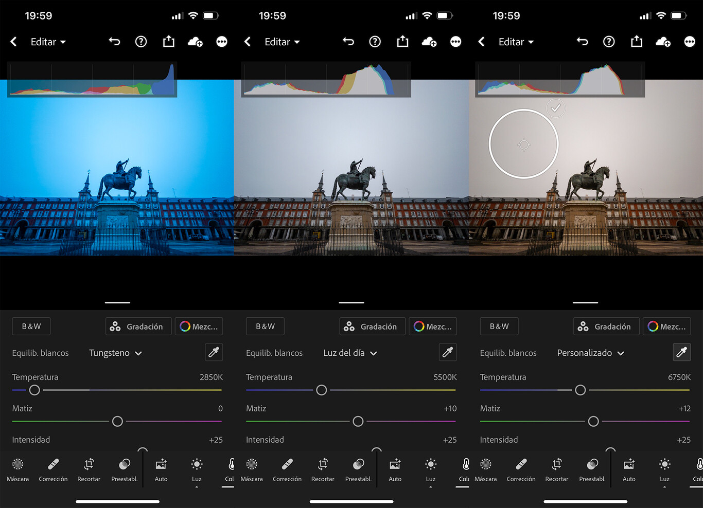Cómo hacer un buen balance de blancos antes de hacer fotos con tu móvil