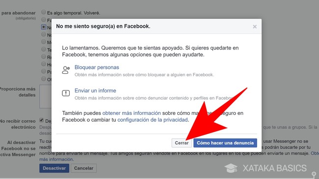 Cómo eliminar tu cuenta de Facebook definitivamente