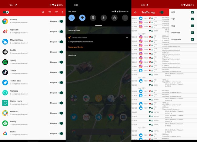 Más privacidad para tu móvil con TrackerControl, una app que bloquea rastreadores y analiza sus ...
