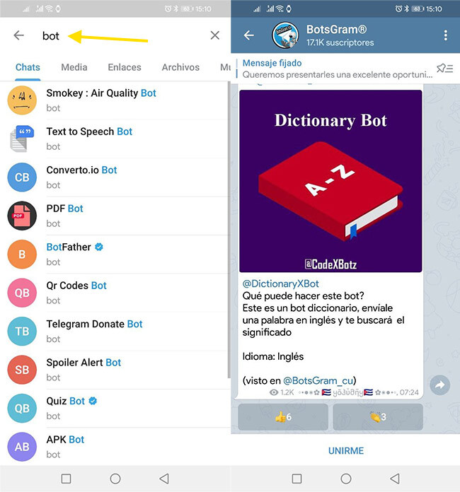Bots de Telegram: cómo encontrarlos y 26 mejores bots de 2024