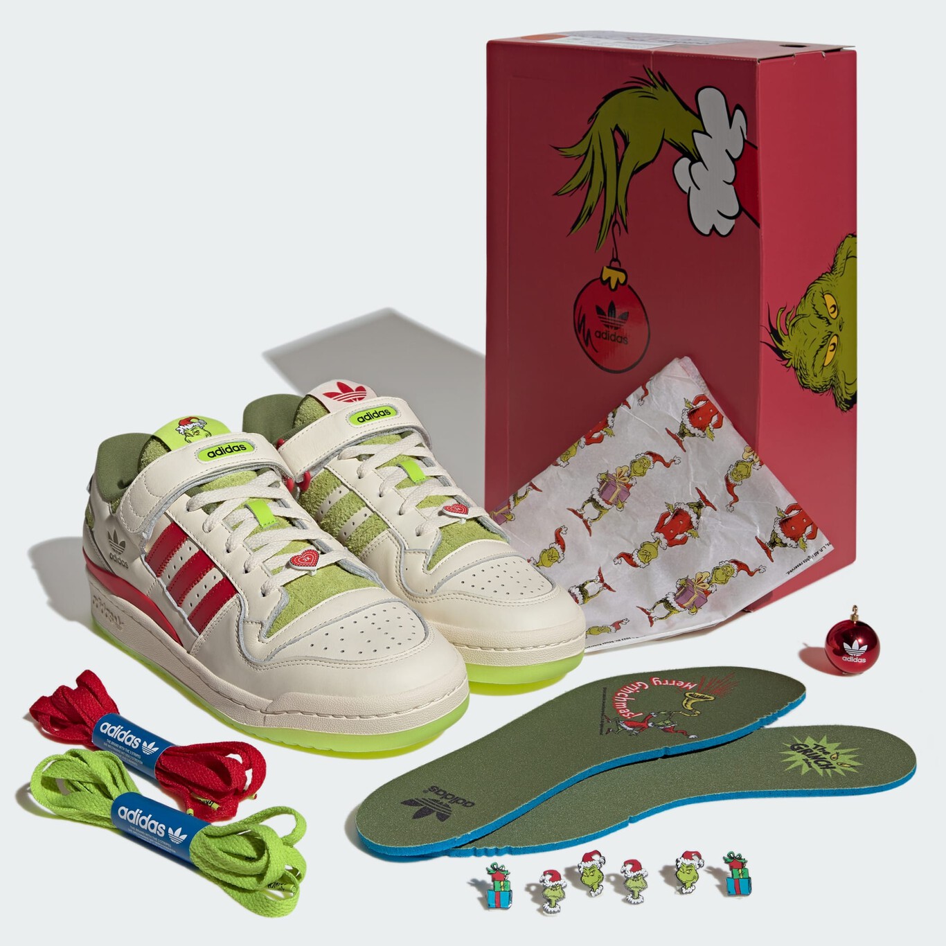 Las Adidas The Grinch Forum Low arrasarán este invierno y llegan para ...