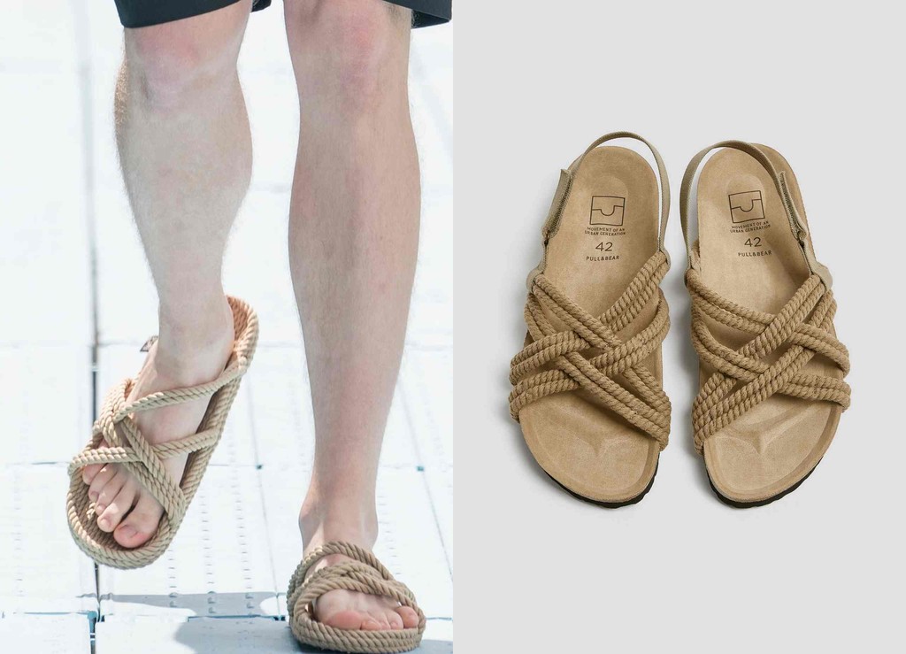 Las sandalias de cuerdas de I Go Out llegan a Pull&Bear para reinventar ...