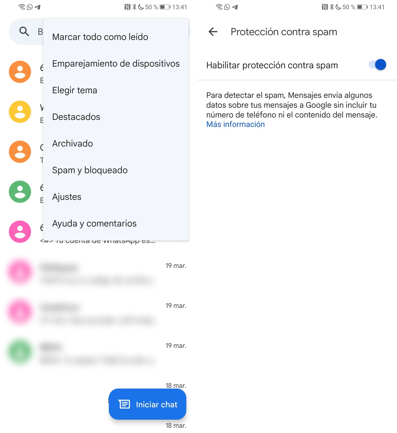 Cómo evitar los SMS de SPAM en Android y qué riesgos corres de no hacerlo