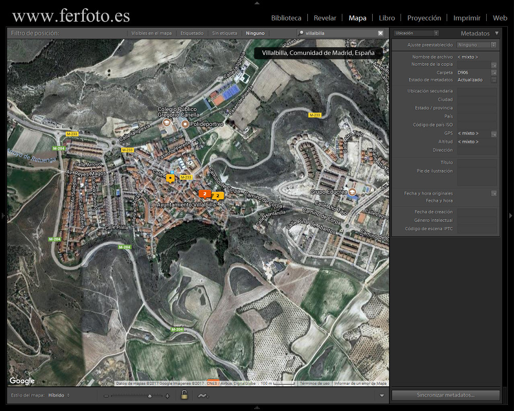 Cómo utilizar el módulo Mapa de Adobe Lightroom