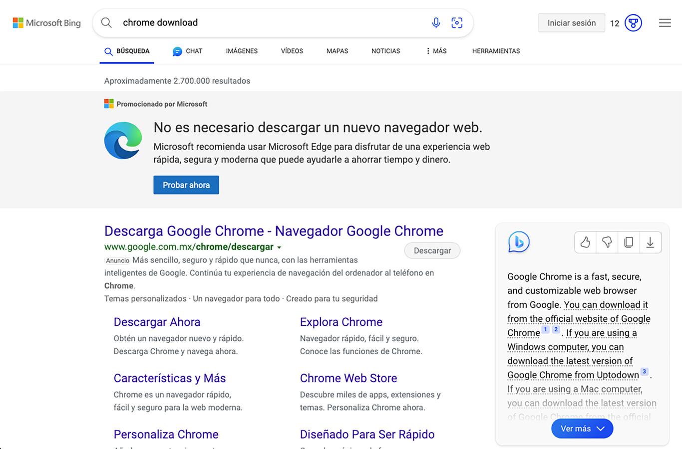 Los esfuerzos de Microsoft para retener a los usuarios en Edge ahora ...