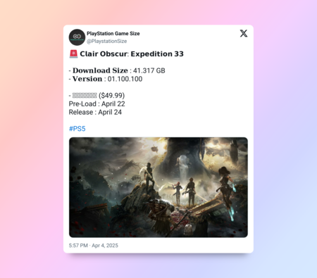 Clair Obscur: Expedition 33, precarga y hora de lanzamiento del RPG de Sandfall Interactive ...