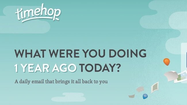 Aplicaciones con las que flipaste en su día: Timehop