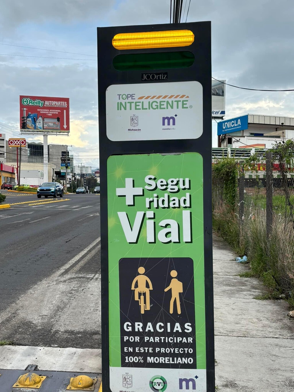 Este es el primer "tope inteligente" de Puebla: se activa si no ...