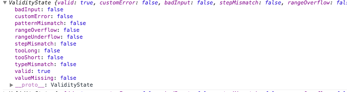 Html5 Constraint Api