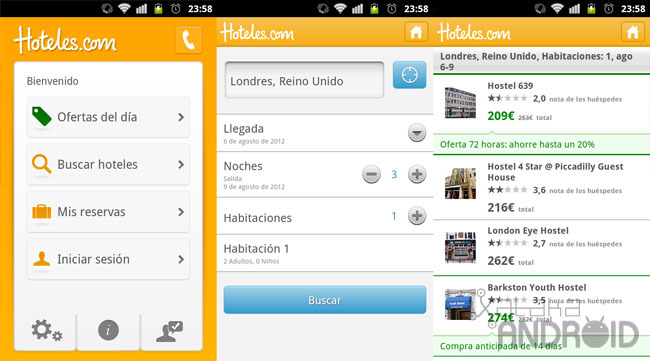 Las mejores aplicaciones de reserva de hoteles para Android