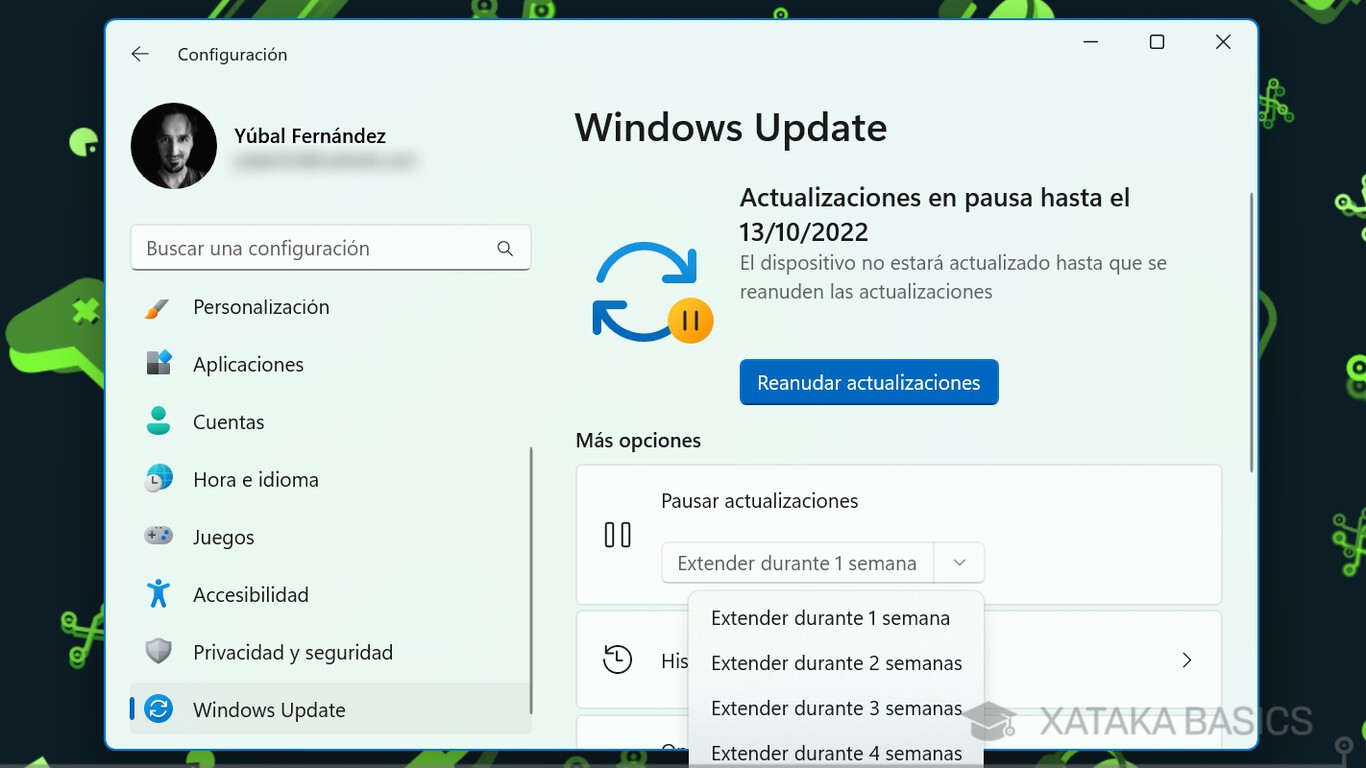 Cómo pausar las actualizaciones de Windows 11