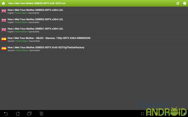 Subloader pone subtítulos a tus series en Android