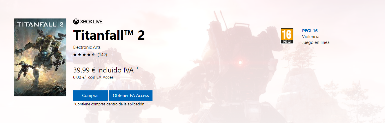 Titanfall 2: ya lo puedes jugar gratis desde Xbox y PC con EA Access y Origin Access