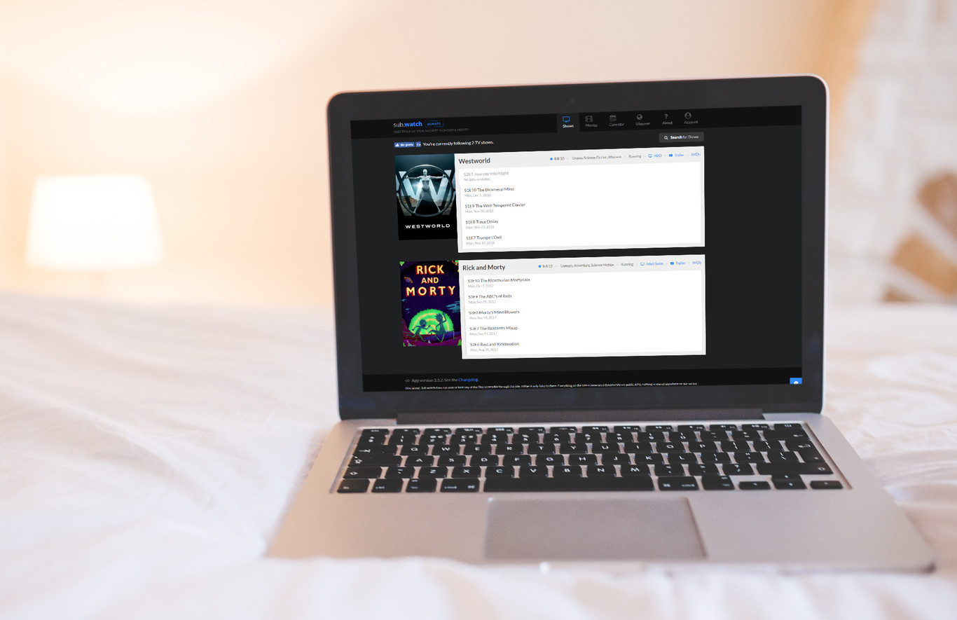 Con SubWatch puedes saber cuándo salen tus series y películas favoritas y encontrar dónde bajarlas