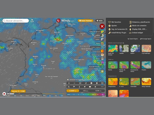 Windy: esta app gratuita te deja saber cuándo vuelve a llover en Colombia