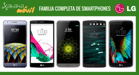 Así queda el catálogo de smartphones LG tras la llegada del nuevo LG K5