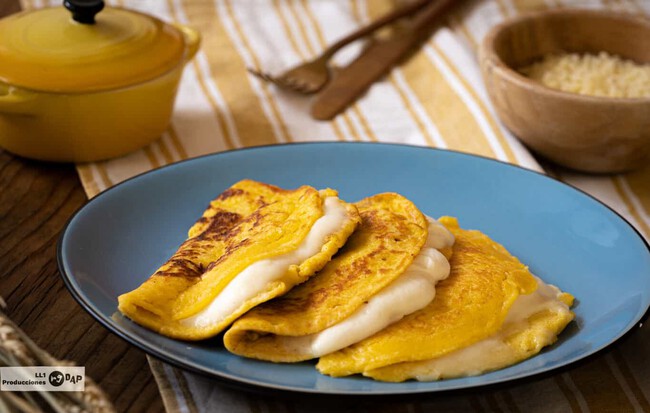 Receta de cachapas venezolanas tradicionales con relleno y maíz tierno ...