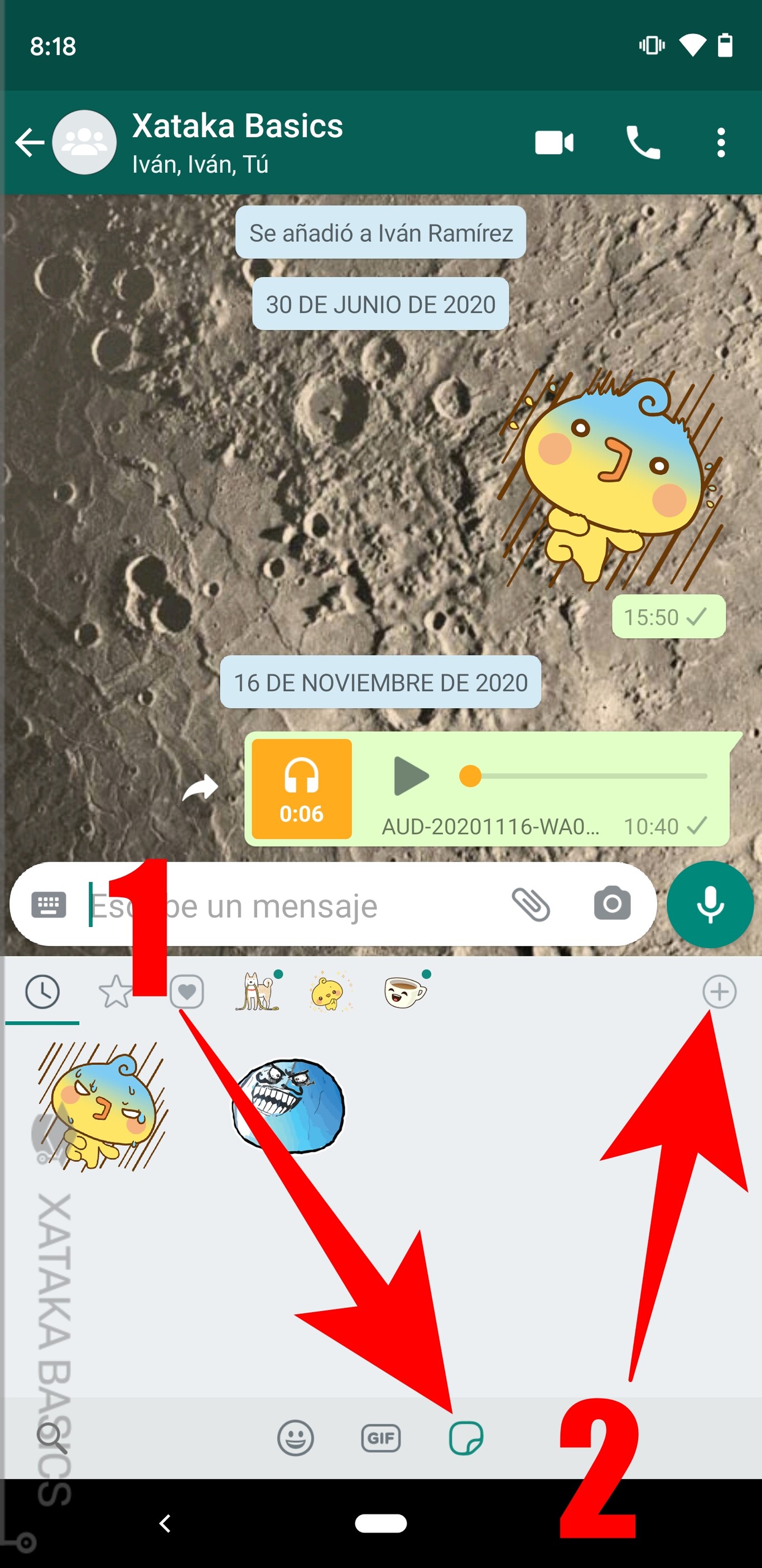 Stickers de Navidad: cómo instalarlos en WhatsApp y Telegram